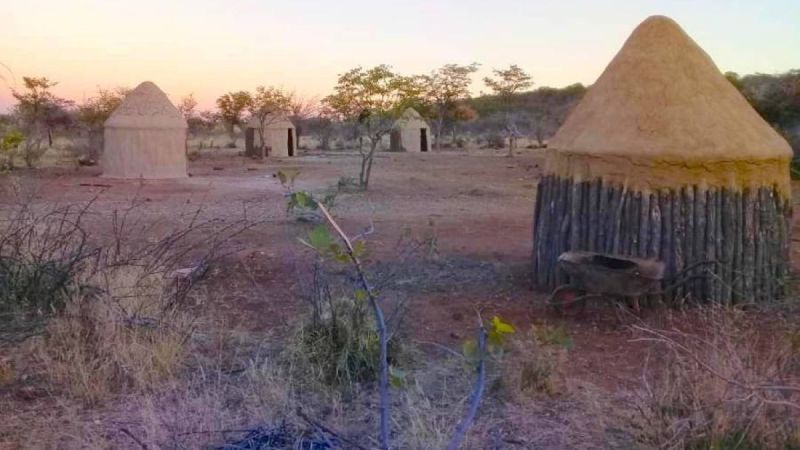 Omapaha Himba Village: Activity in Etosha South