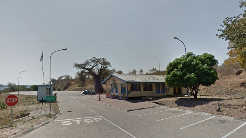 Botswana Borders: Border Post & Veterinary Gate in Okavango Panhandle ...