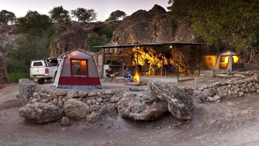 Ongongo Waterfall Campsite: Camping-Site in Palmwag / Sesfontein