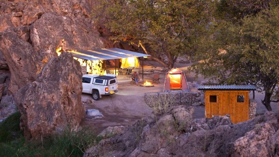 Ongongo Waterfall Campsite: Camping-Site in Palmwag / Sesfontein