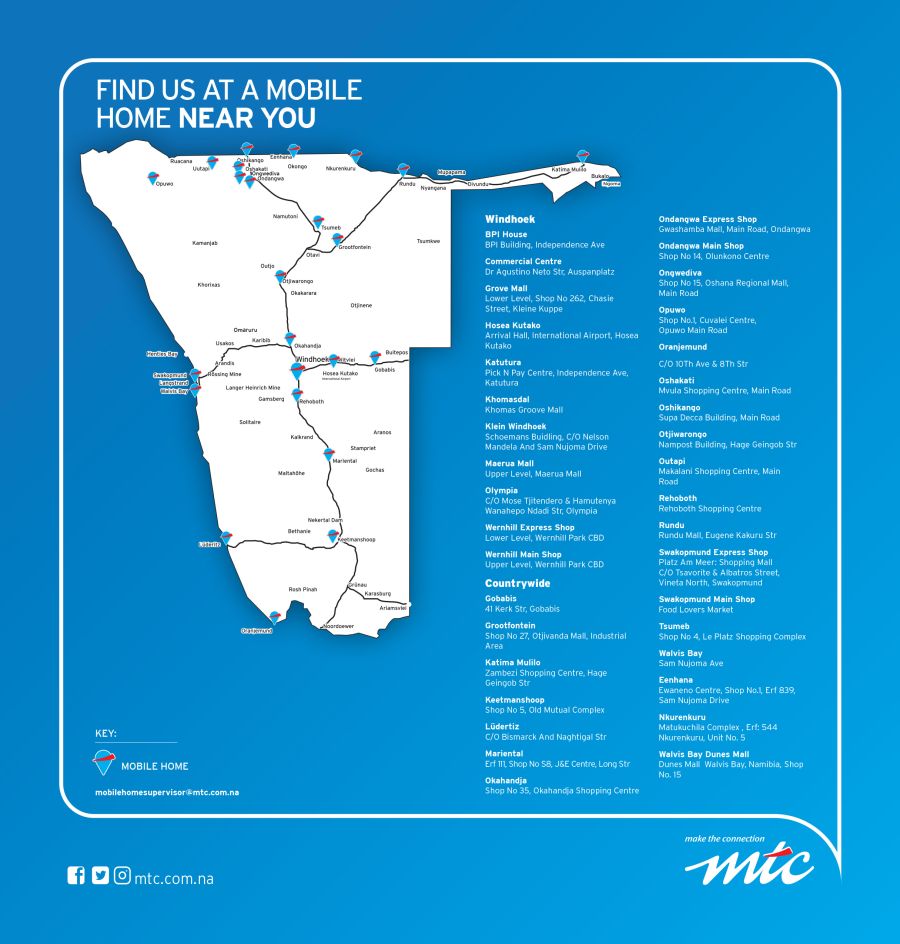 MTC: Telecommunication in Windhoek North East, Windhoek North West ...